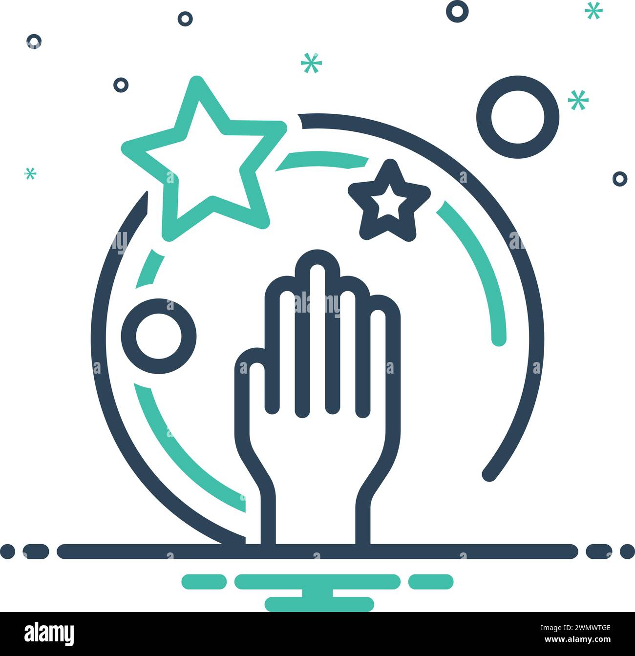 Reach hand Stock Vector Images - Alamy