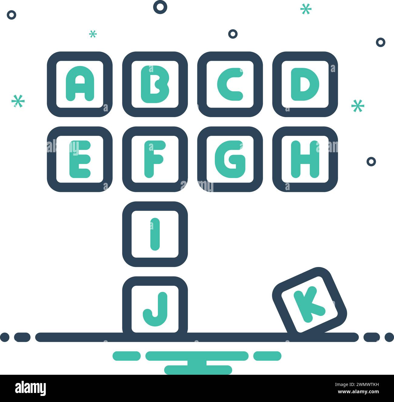 Icon for scrabble,letter Stock Vector Image & Art - Alamy