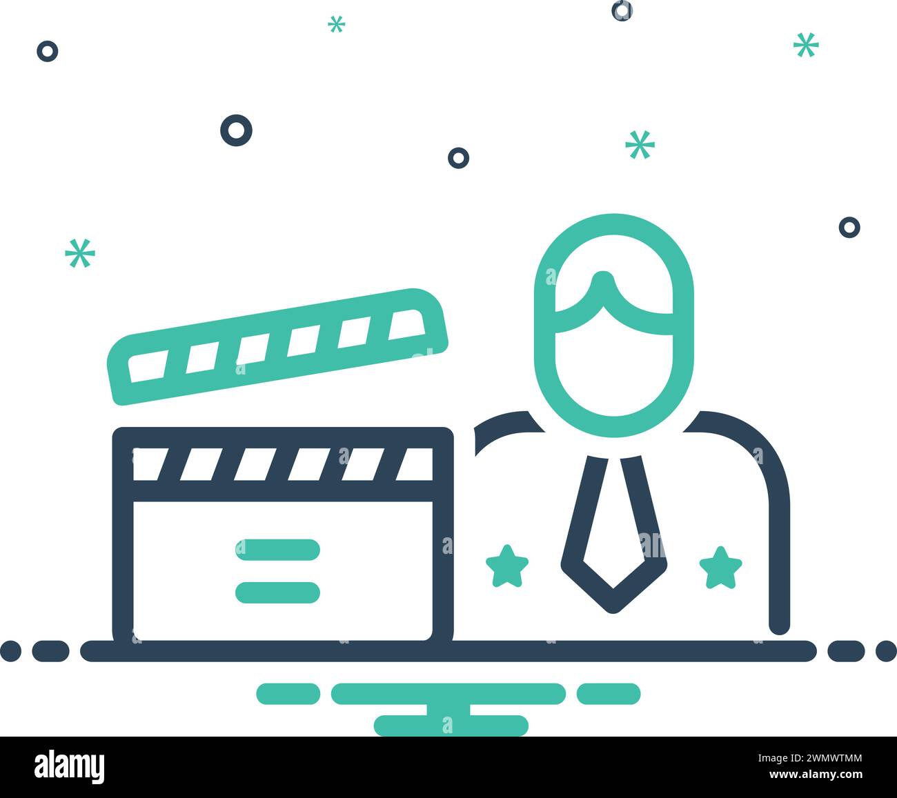 Film casting Stock Vector Images - Alamy
