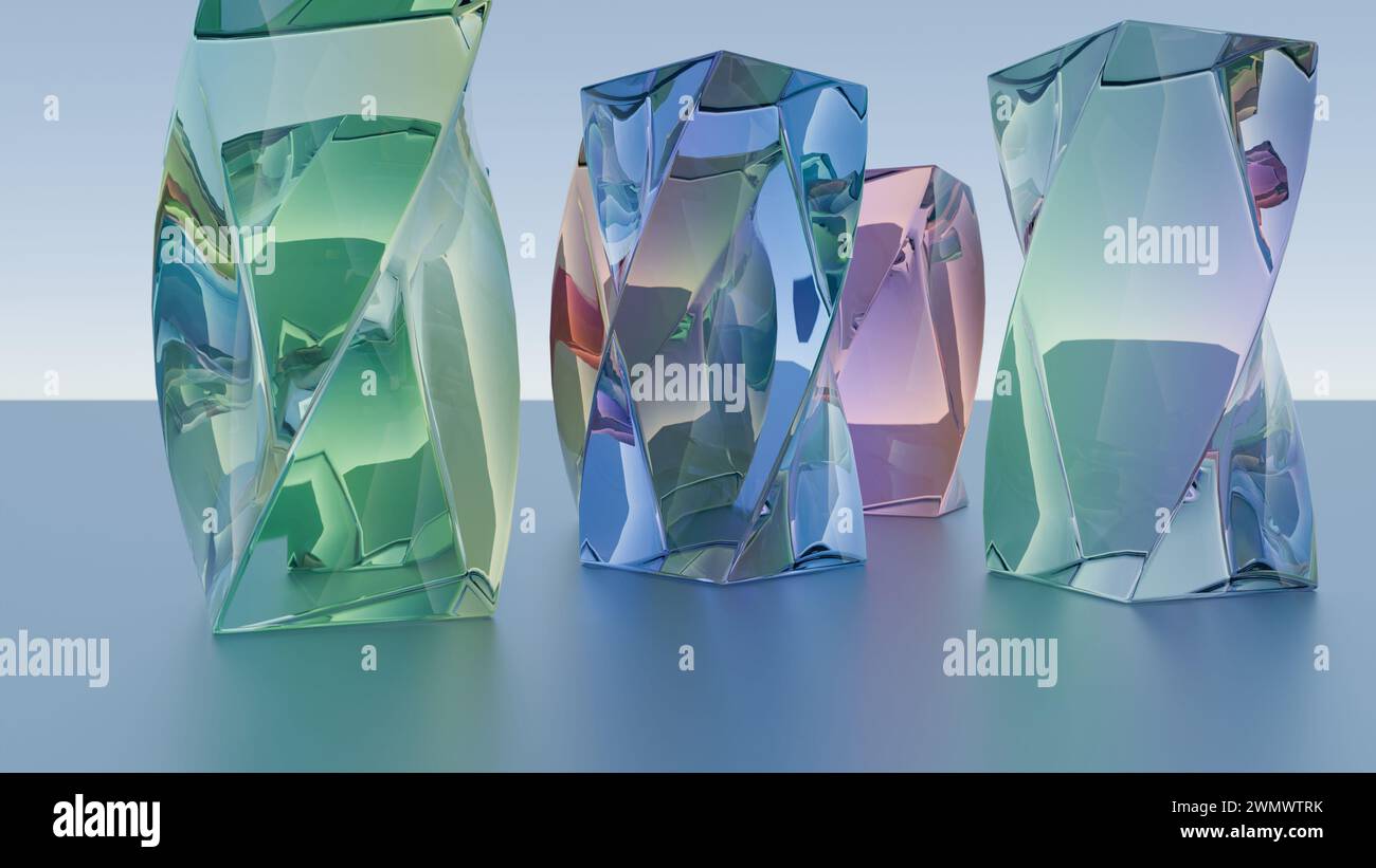 A visual depiction of data being organized and categorized into ...