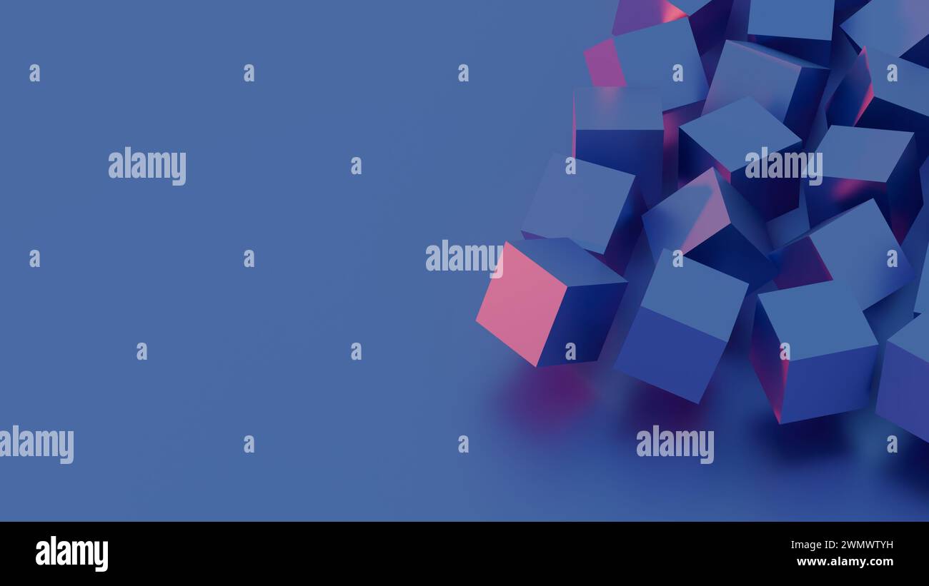 The crystalline structure of a nanomaterial, resembling a kaleidoscope of colors under ...