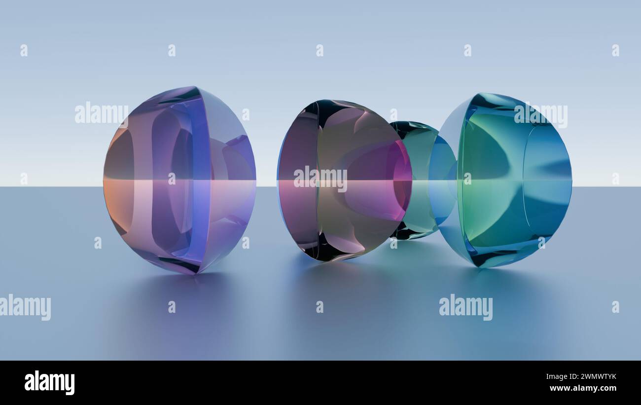 A visual depiction of data being organized and categorized into ...