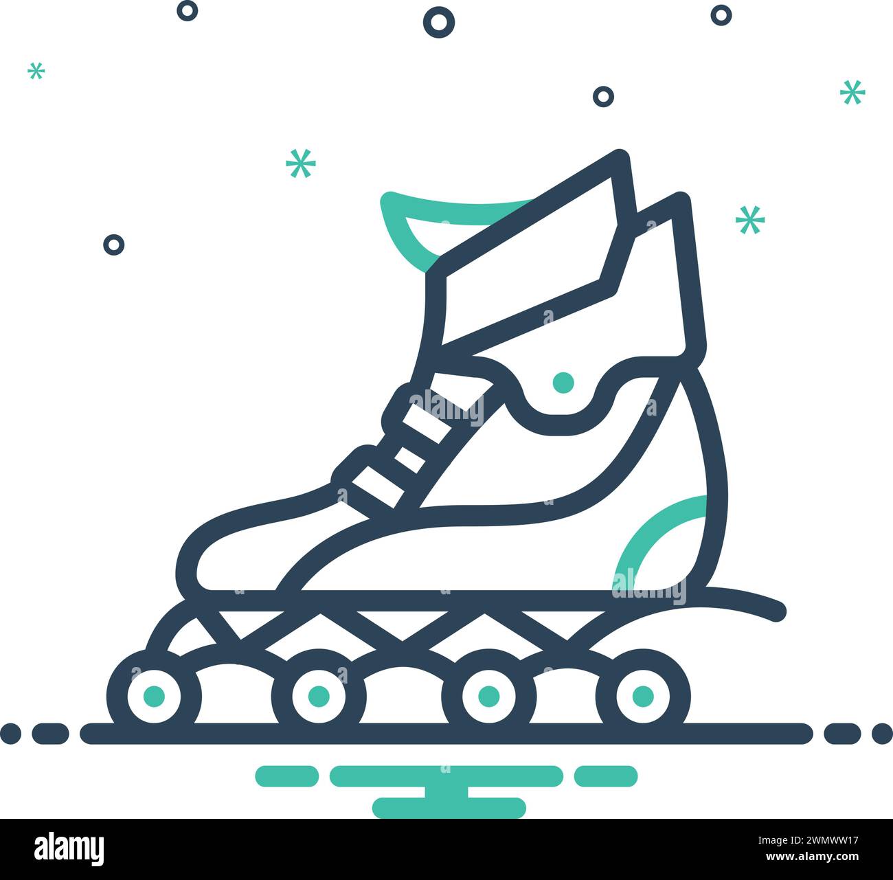 Icon for inline,roller blades Stock Vector Image & Art - Alamy