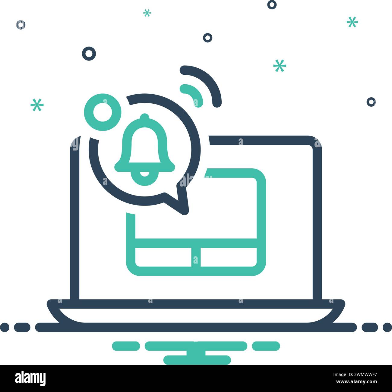 Icon for reminder,notification Stock Vector Image & Art - Alamy