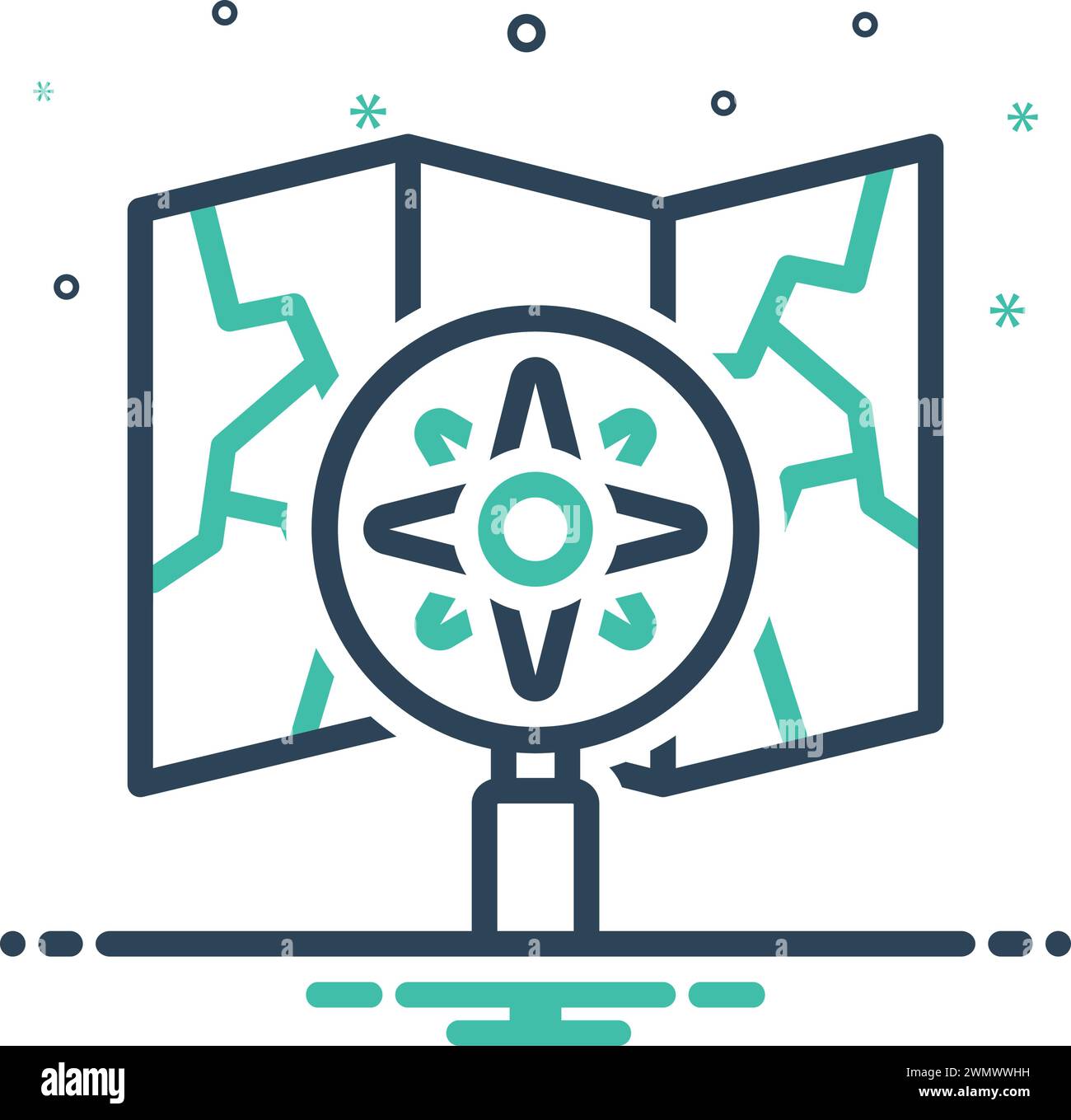 Icon for exploring,map Stock Vector Image & Art - Alamy