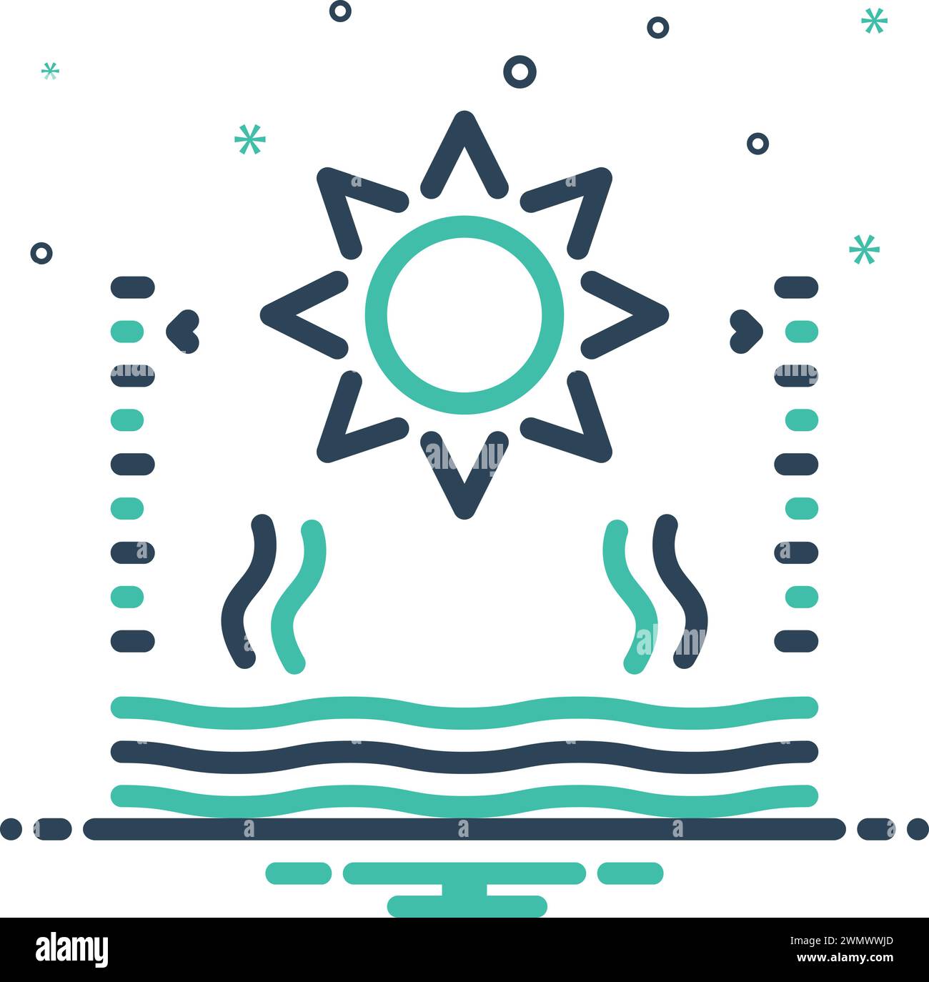 Water cycle Stock Vector Images - Alamy