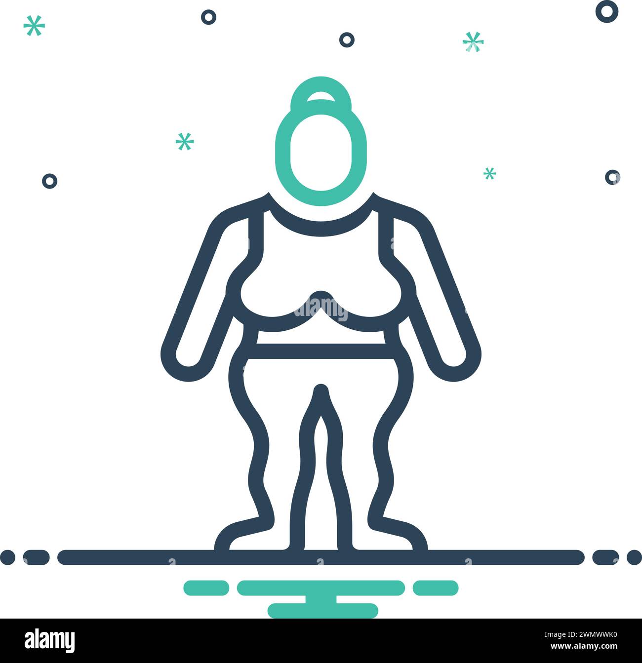 Pot bellied vector vectors hi-res stock photography and images - Alamy