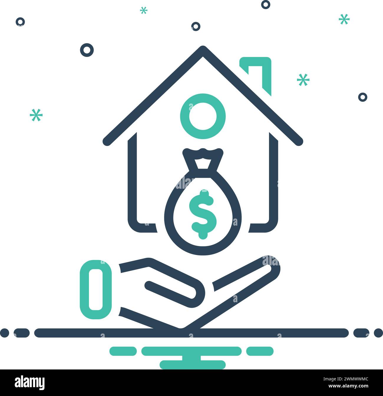 Lending of money Stock Vector Images - Alamy