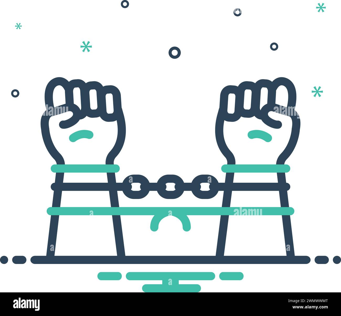 Icon for captured,handcuff Stock Vector Image & Art - Alamy