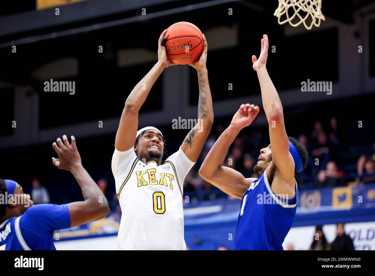 KENT, OH - FEBRUARY 27: Kent State Golden Flashes guard Julius Rollins ...