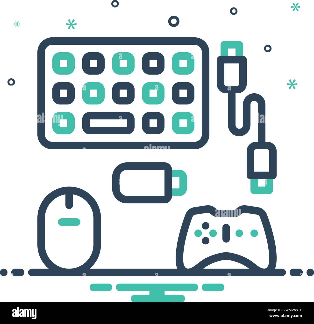 Peripherals Stock Vector Images - Alamy