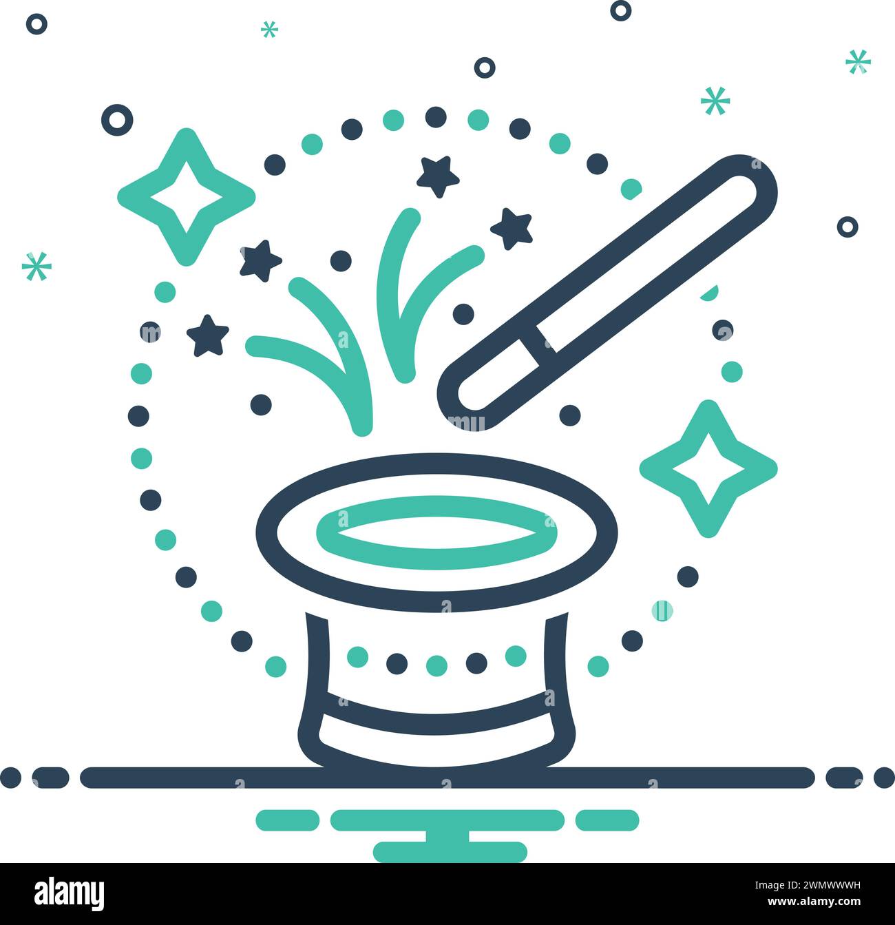 Icon for tricks,magic wand,magic Stock Vector Image & Art - Alamy
