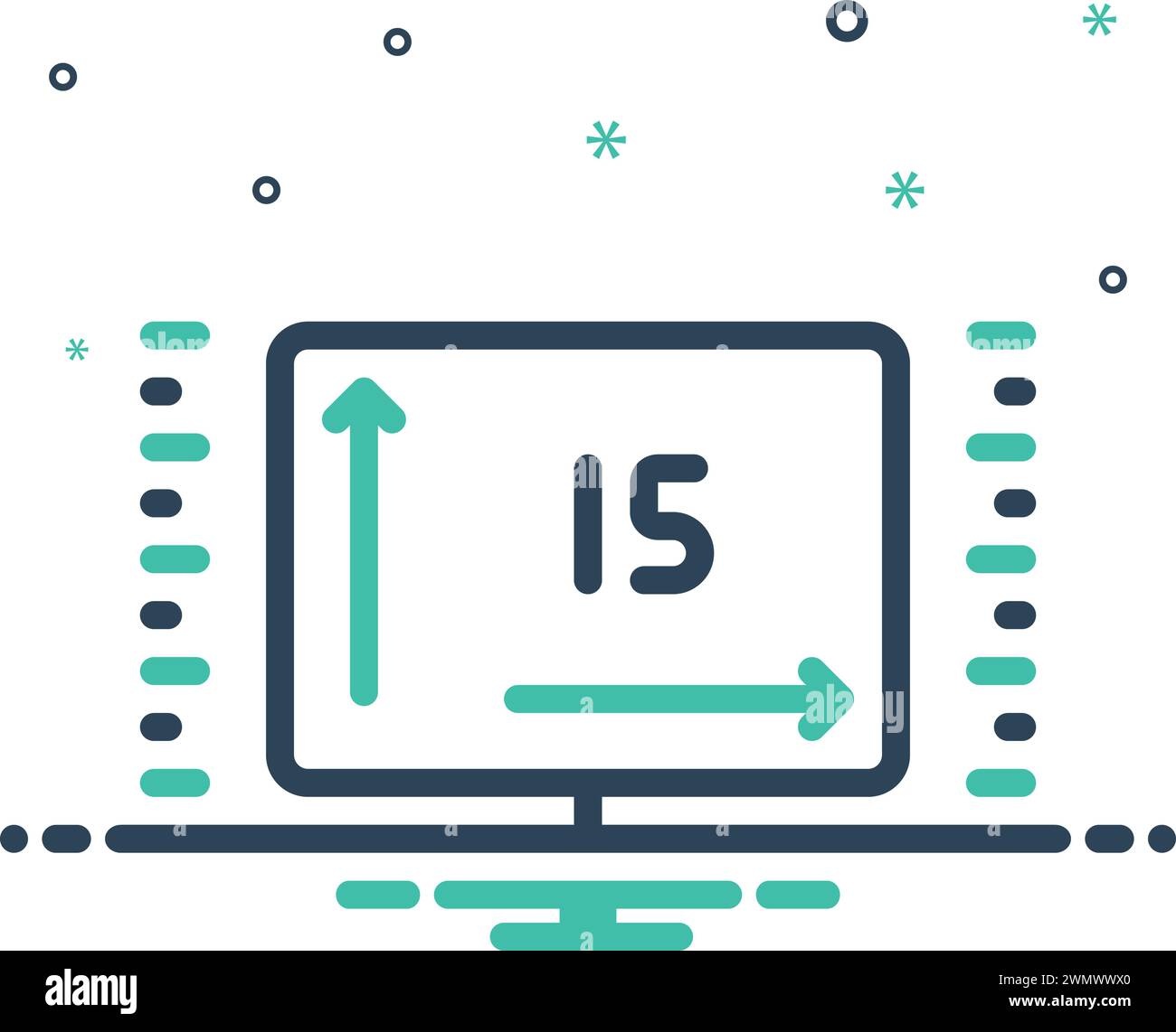 Screen width Stock Vector Images - Alamy