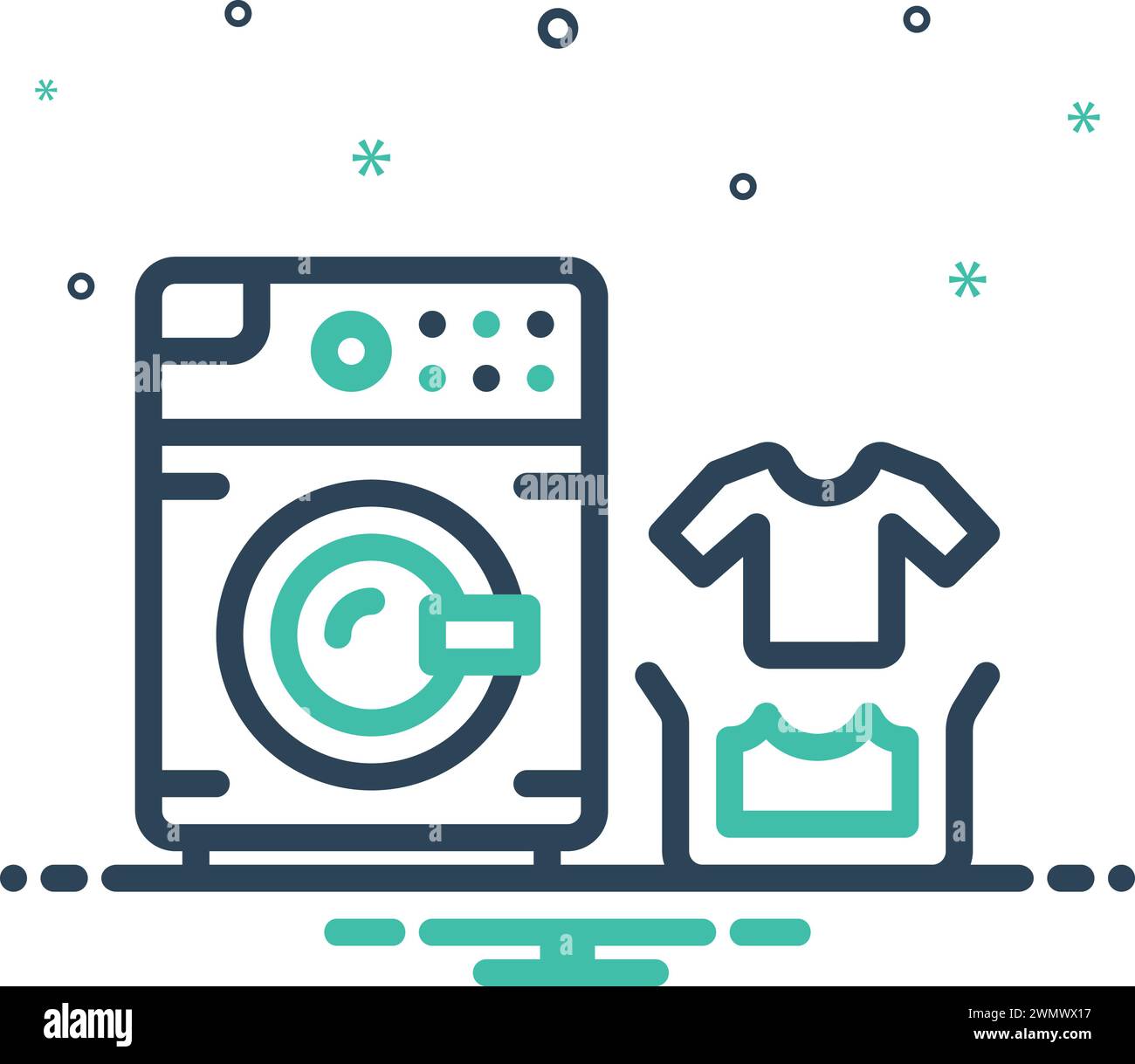 Icon for washing,washing machine Stock Vector Image & Art - Alamy