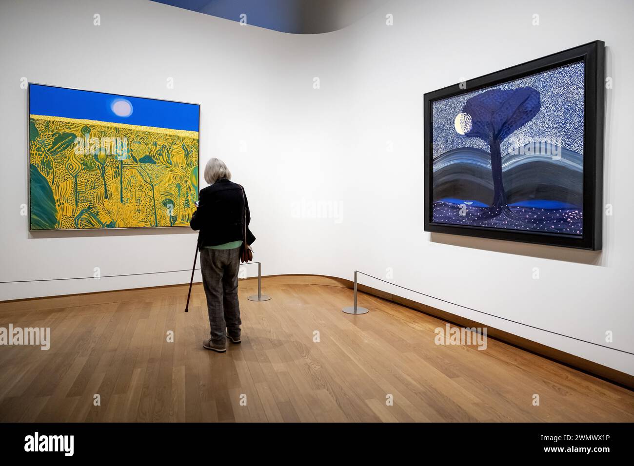 AMSTERDAM - The paintings “Coming of Age Landscape” and “Night Crossing ...