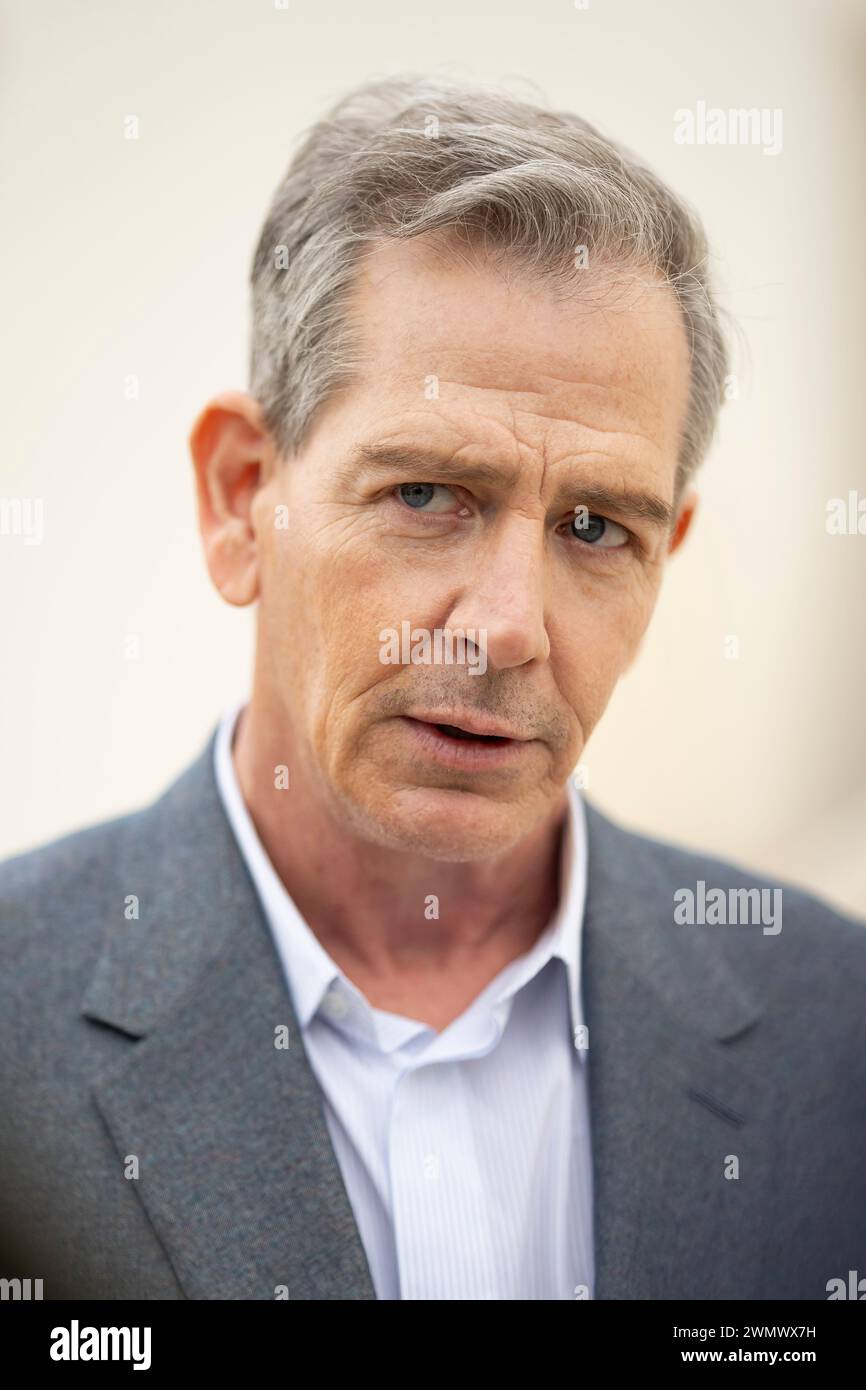 Ben Mendelsohn arrives for the Christian Dior Fall/Winter 2024-2025 ...