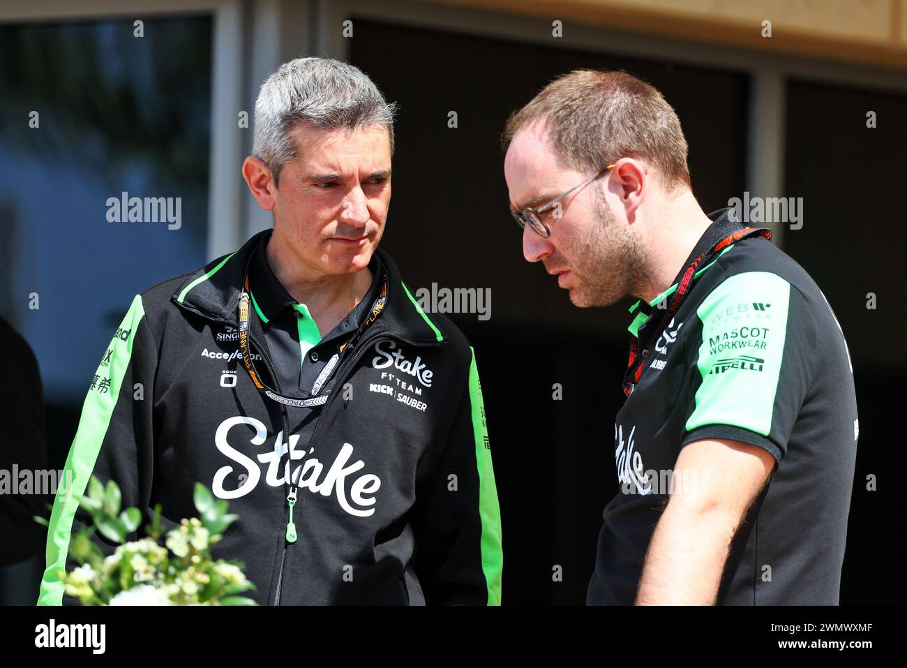 Sakhir, Bahrain. 28th Feb, 2024. Xevi Pujolar (ESP) Sauber Head of ...