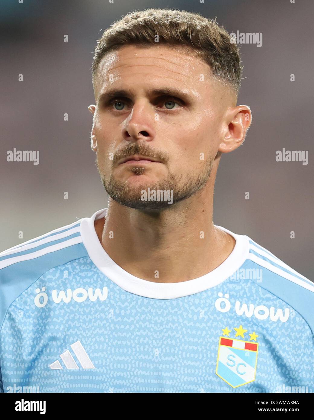 Lima, Peru. 28th Feb, 2024. Nicolas Pasquini of Sporting Cristal during ...