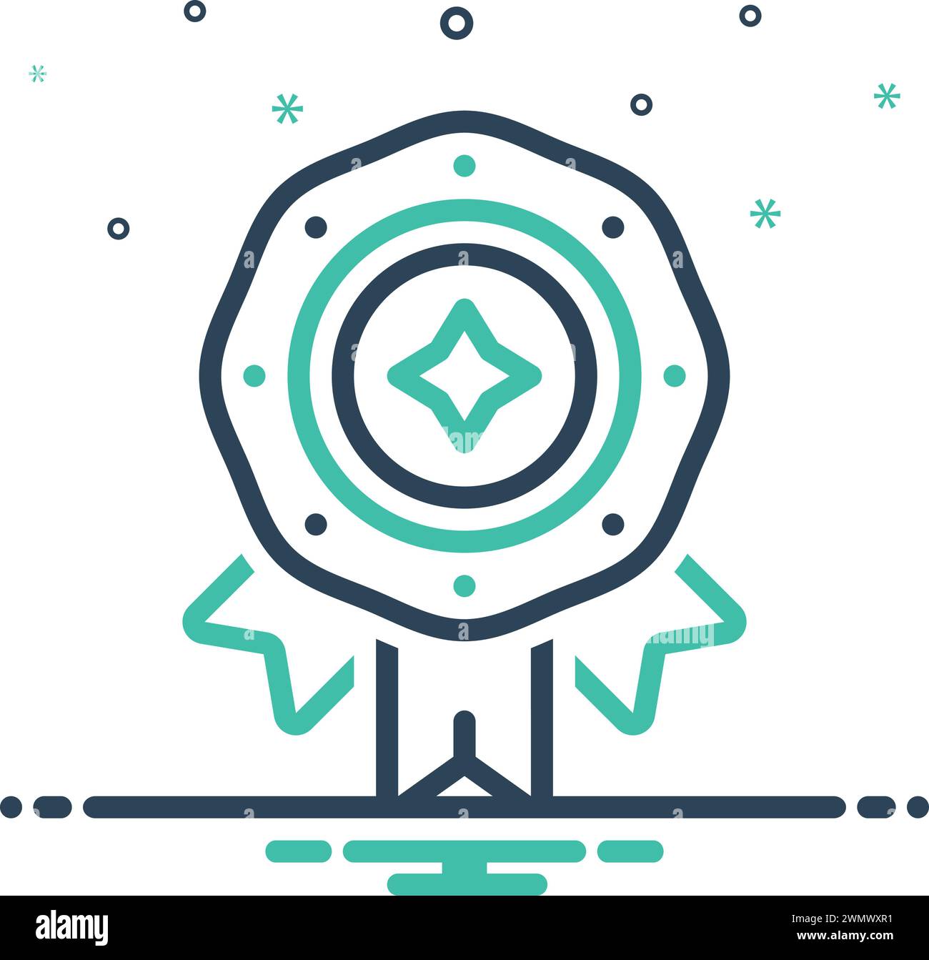 Icon for badge,rosette Stock Vector Image & Art - Alamy