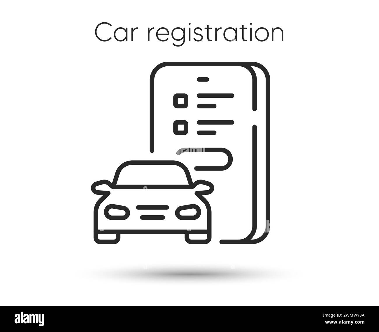 Car registration Cut Out Stock Images & Pictures - Alamy