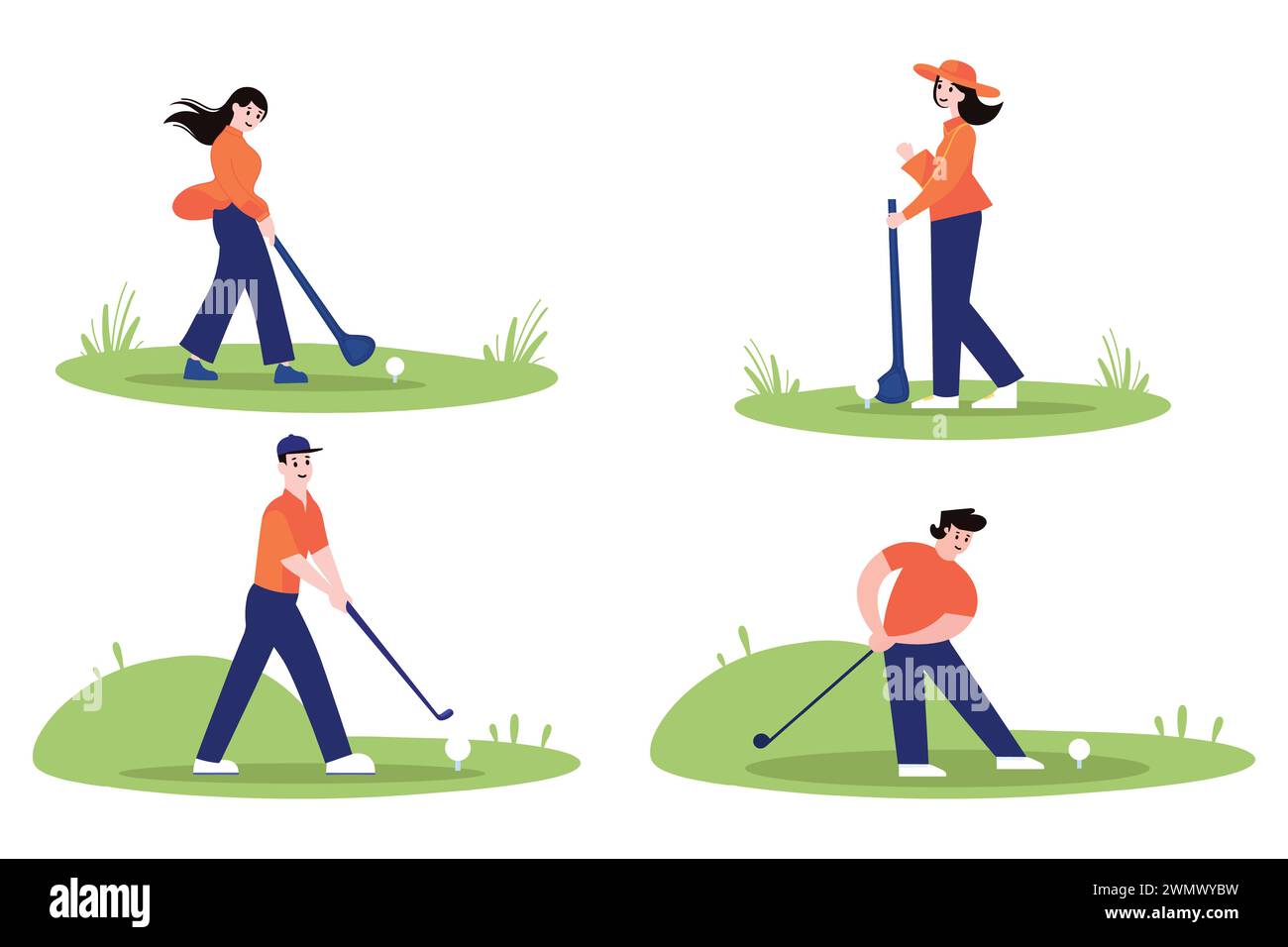 Adult playing outdoors Stock Vector Images - Alamy