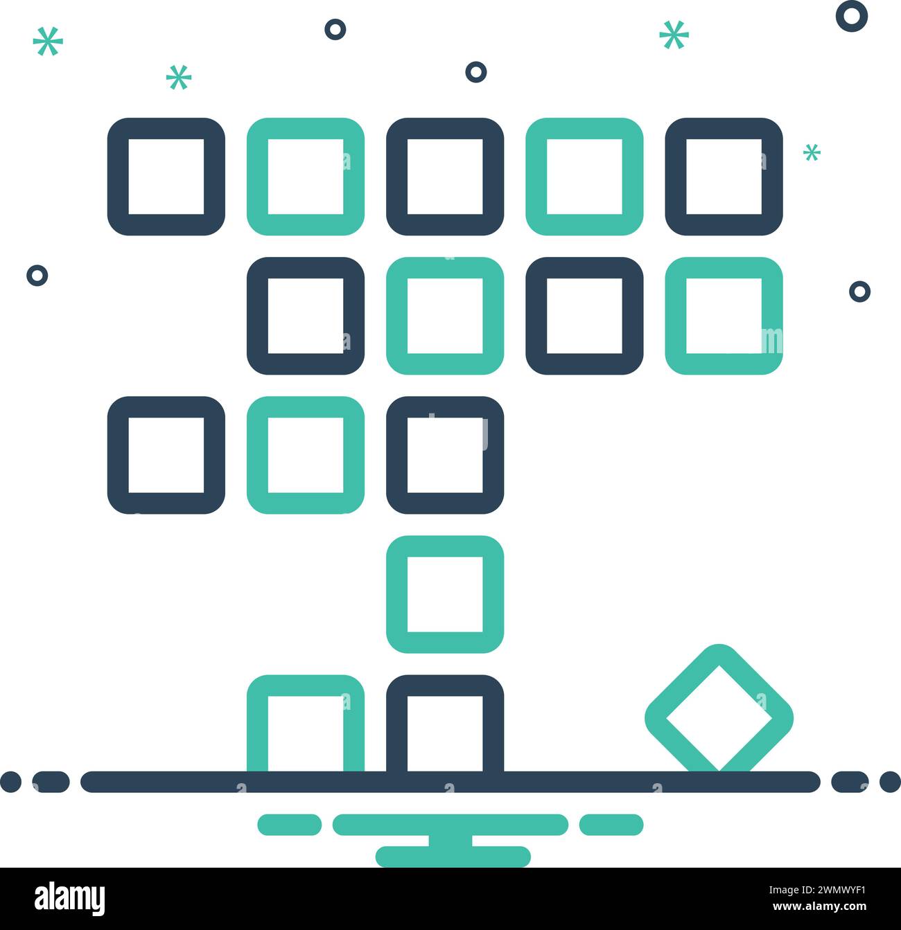 Scrabble word game box Stock Vector Images - Alamy