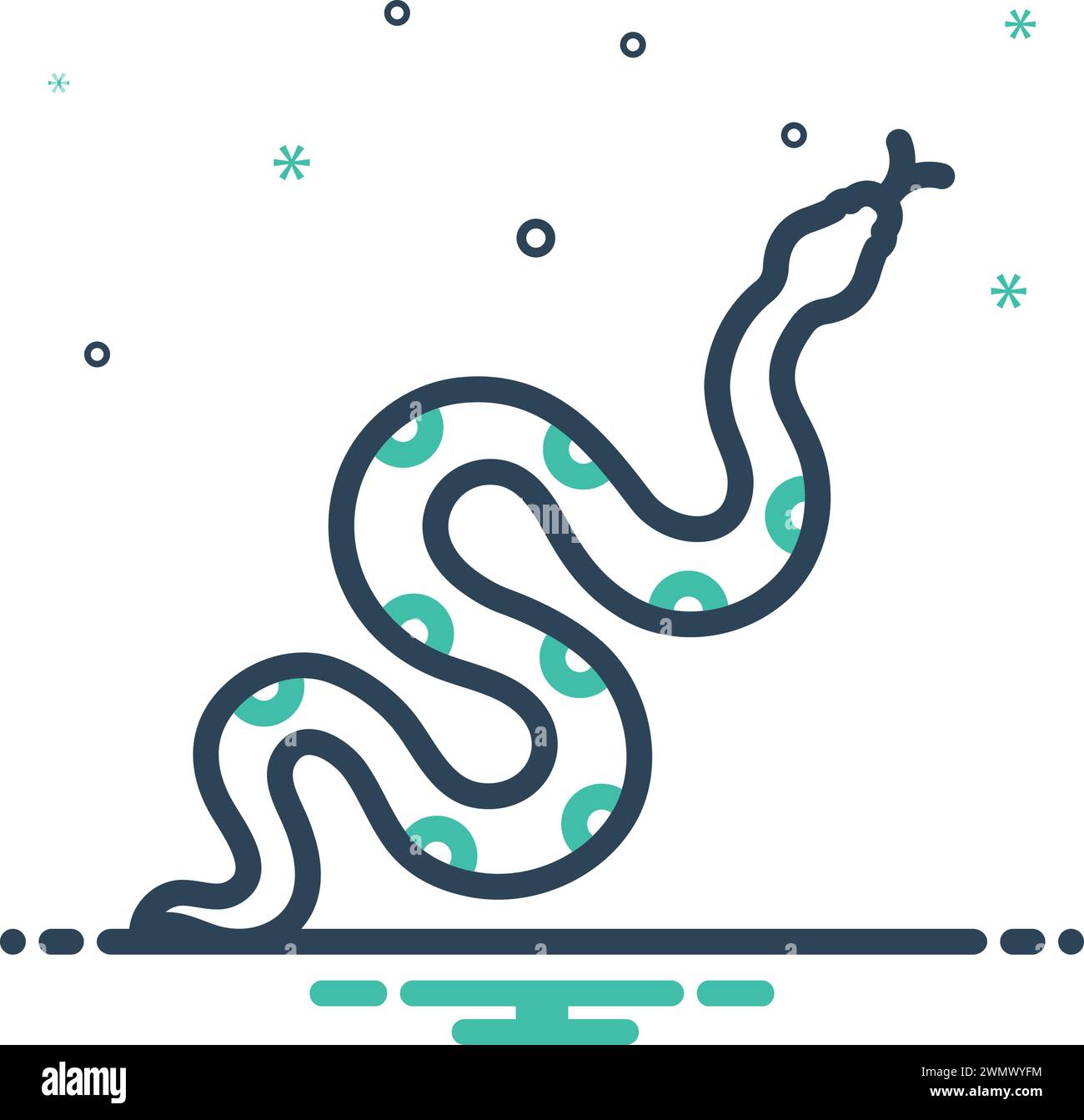 Amphibian animal snake viper Cut Out Stock Images & Pictures - Alamy