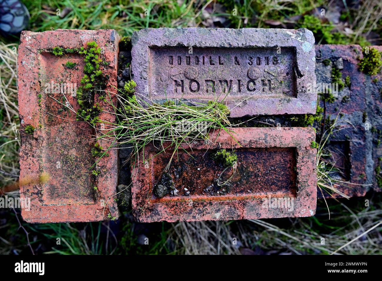 Around the UK - Brick remains - Kem Mill Bleach Works Ruins - Bricks ...