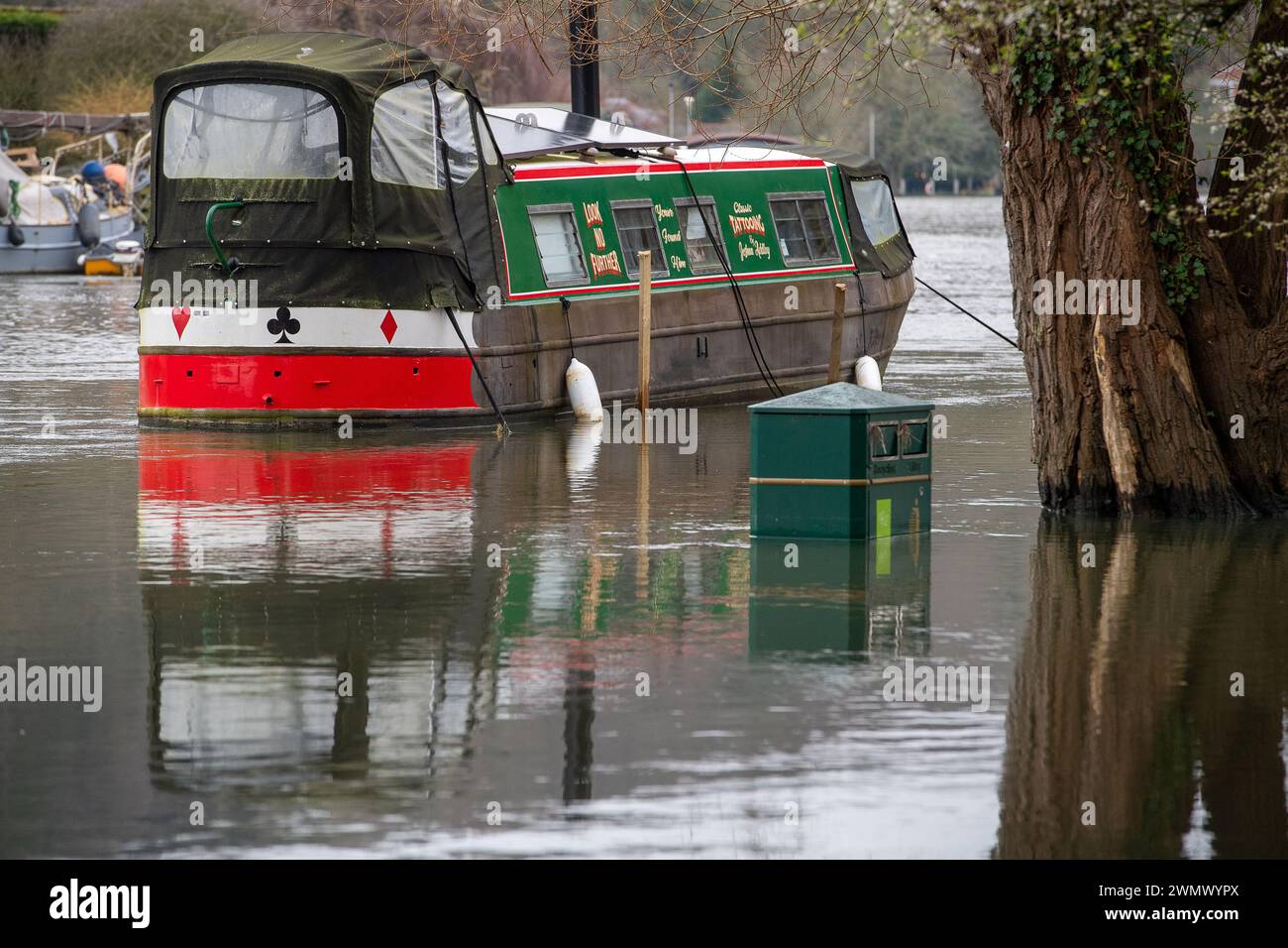 Henley on Thames, Oxfordshire, UK. 28th February, 2024. The River ...