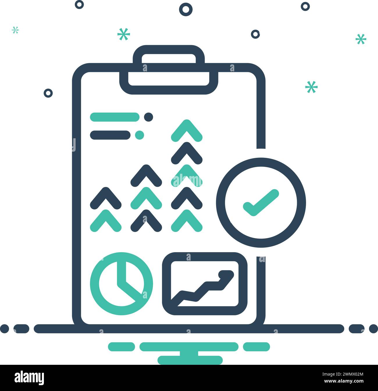 Icon for result,outgrowth,bar graph,outcome Stock Vector Image & Art ...