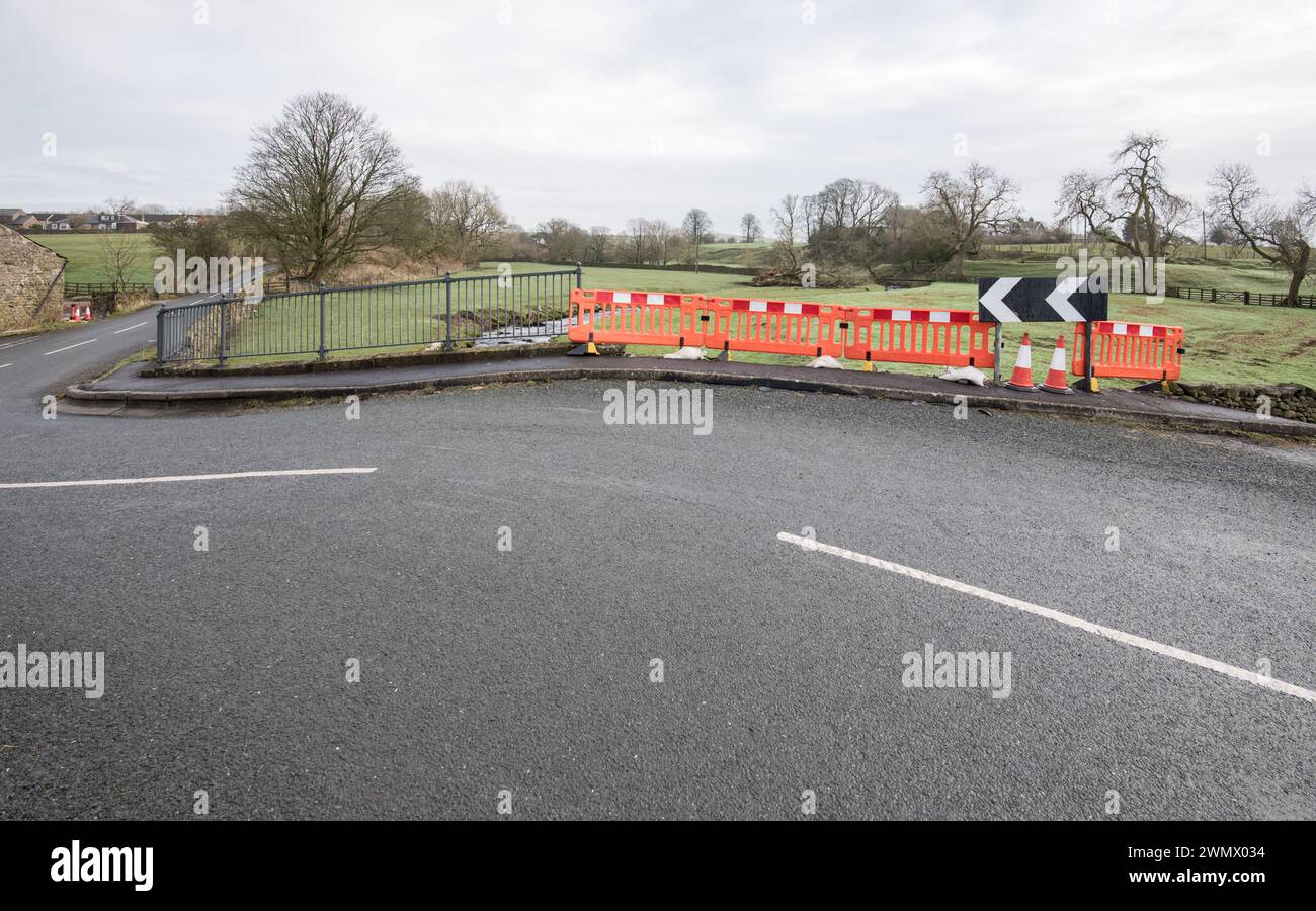 Extensive damage to railings and parapet at Mill Bridge,Station Rd,Long ...