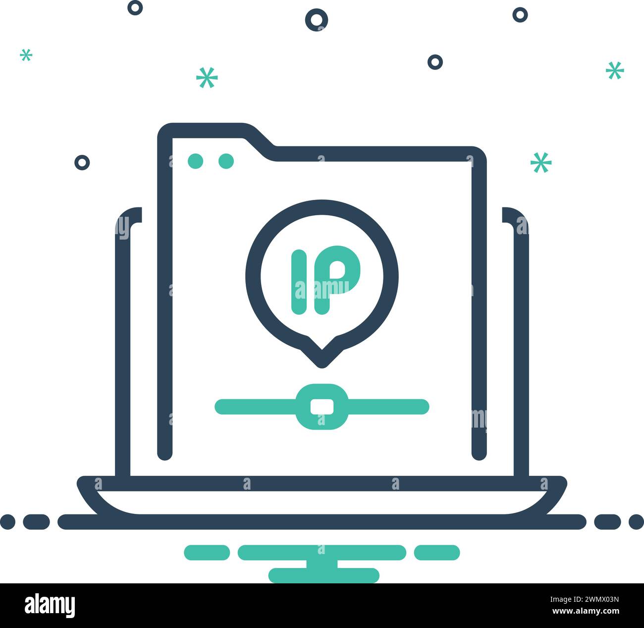Ip address icon vector vectors hi-res stock photography and images - Alamy