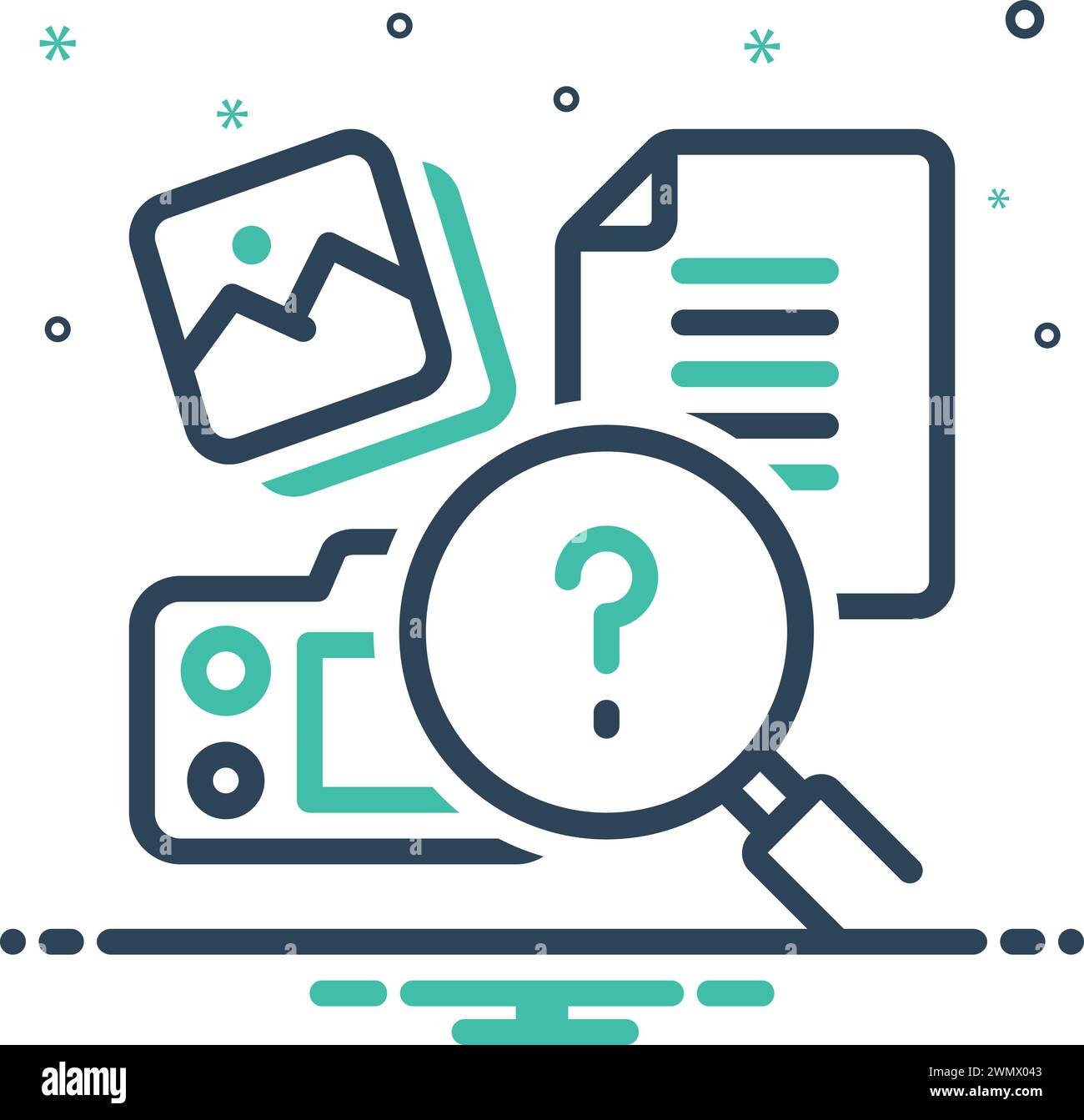 Investigate image Stock Vector Images - Alamy