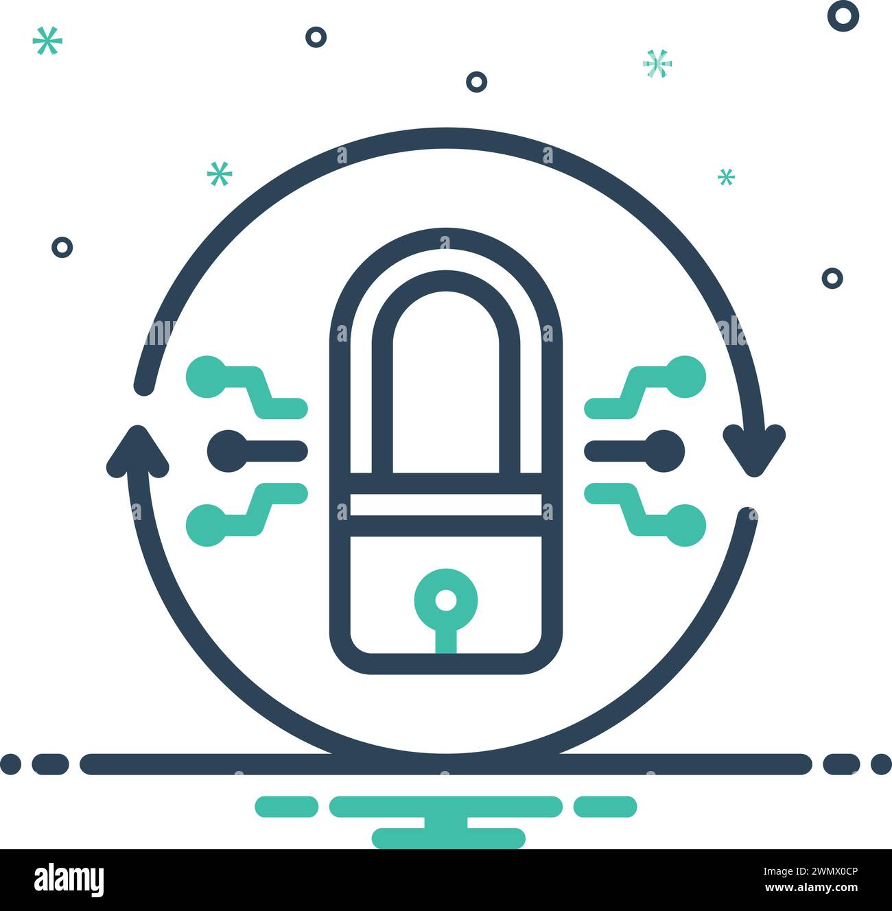 Icon for reset,locked Stock Vector Image & Art - Alamy