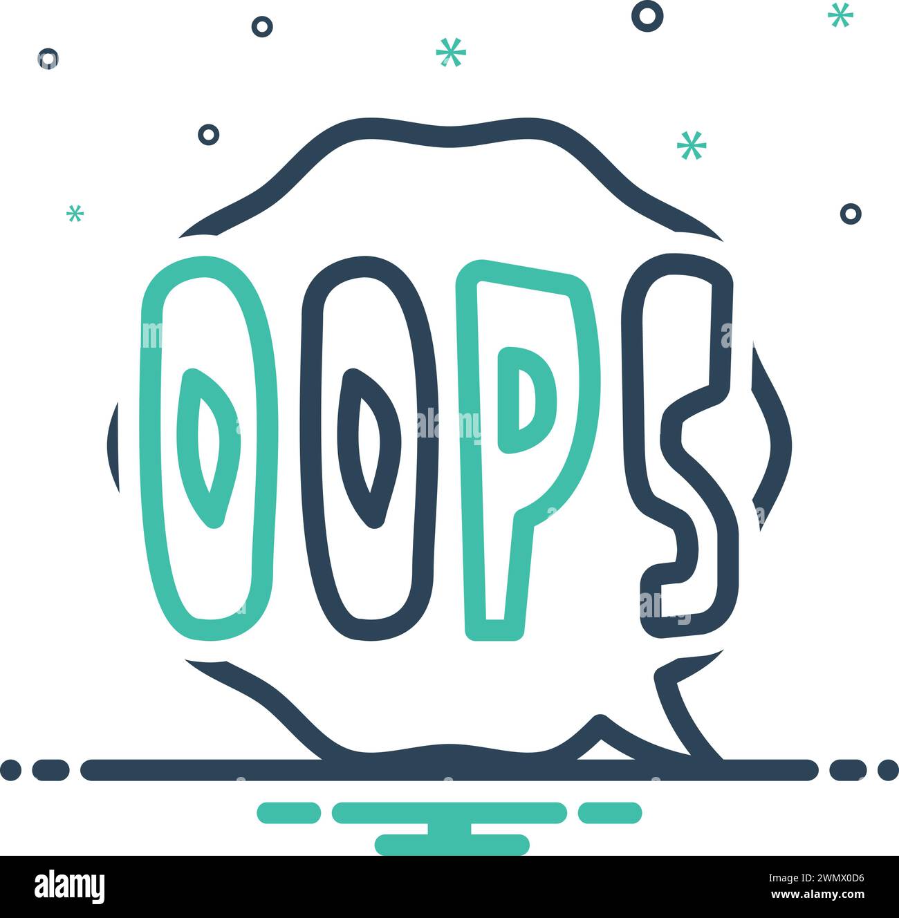 Icon for oops,comic Stock Vector Image & Art - Alamy