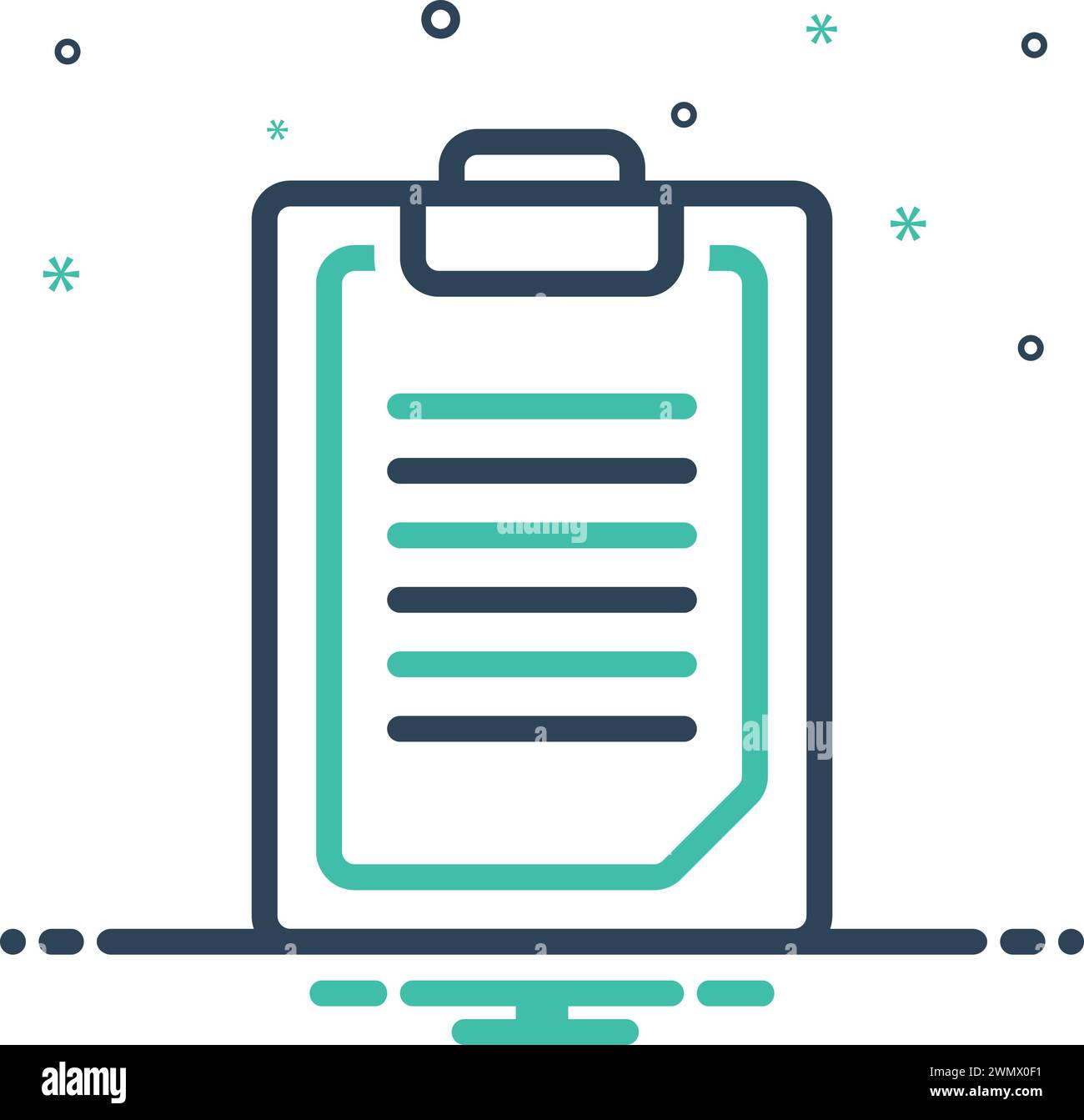 Clipboard list Stock Vector Images - Alamy