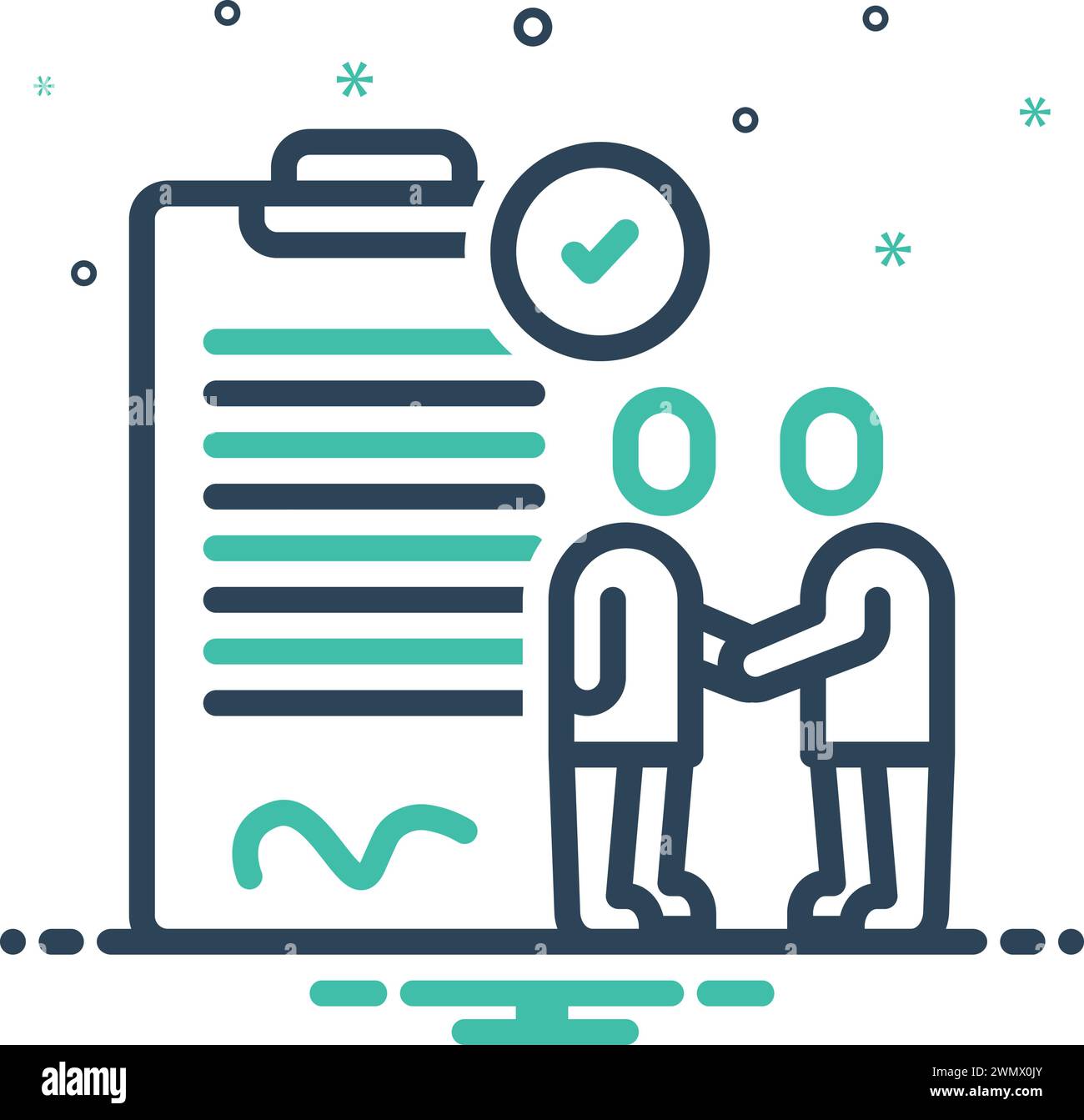 Icon for agreement,compromise Stock Vector Image & Art - Alamy