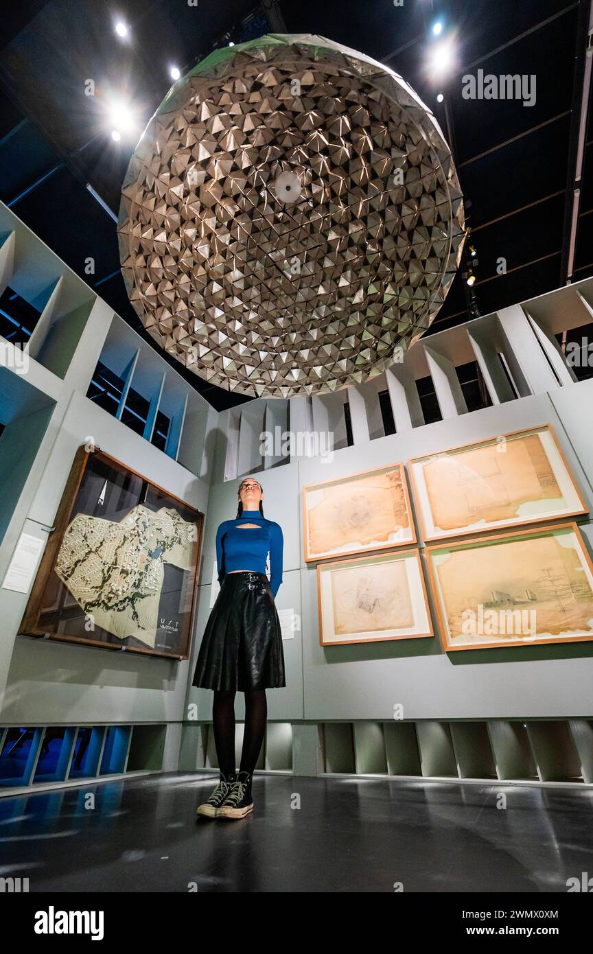 London, UK. 28th Feb, 2024. A Geodisic dome from Knust, est 1964 ...
