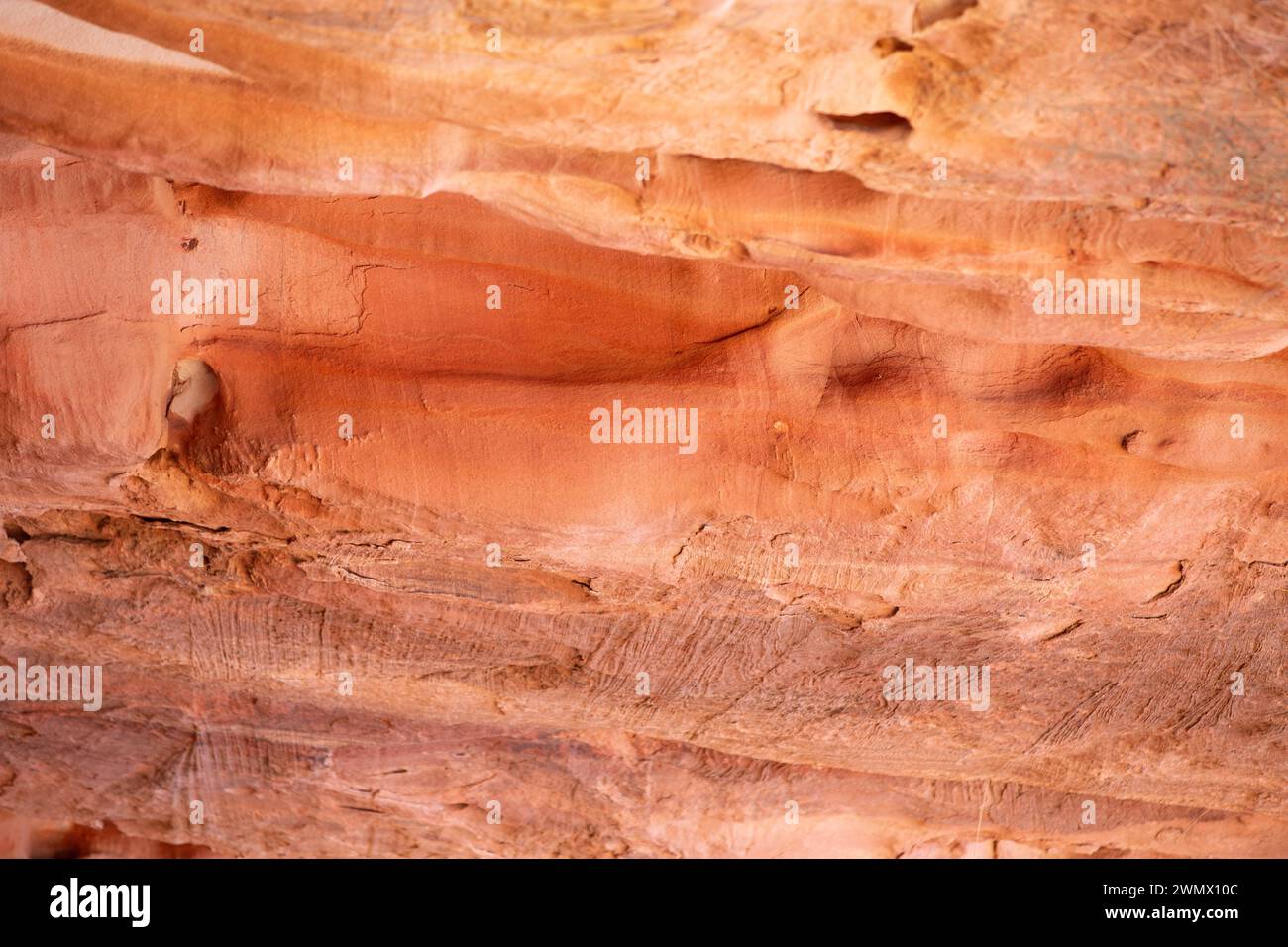 Multi-colored sandstone rock and mineral layers in ancient tombs of ...