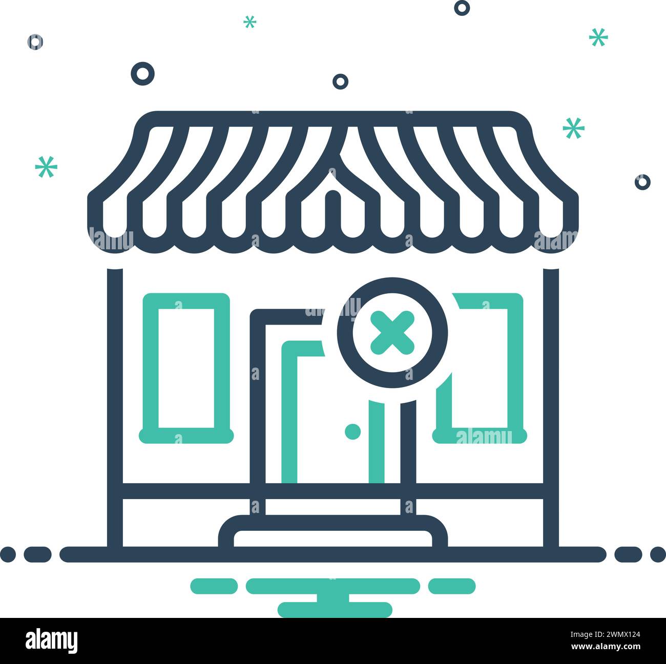 House closure icon hi-res stock photography and images - Alamy