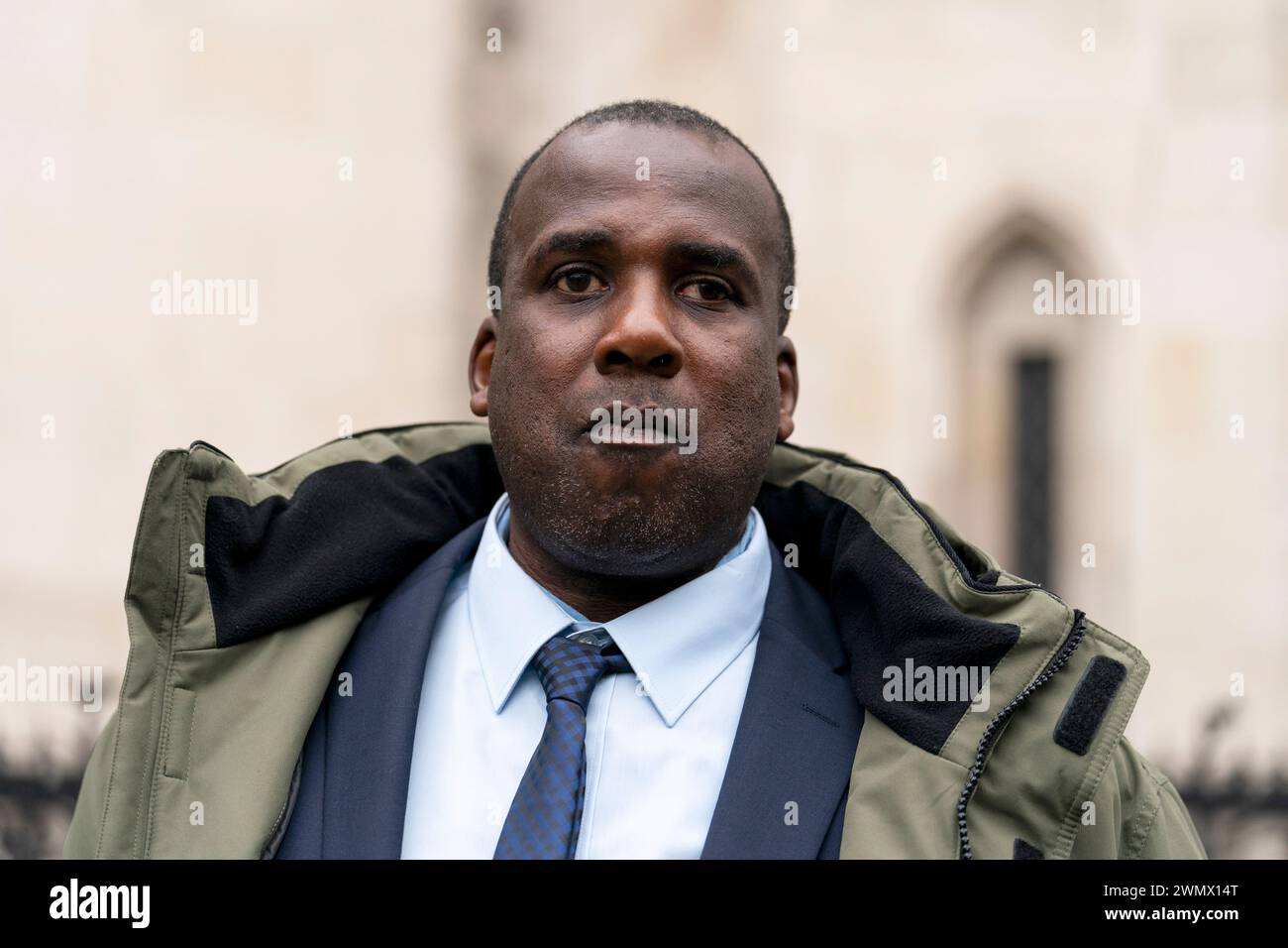 Oliver Campbell arrives at the Royal Courts of Justice, London, for his ...