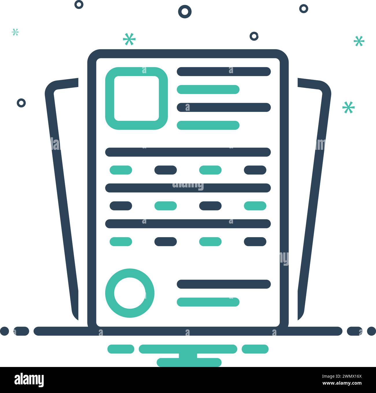 Icon for form,document Stock Vector Image & Art - Alamy