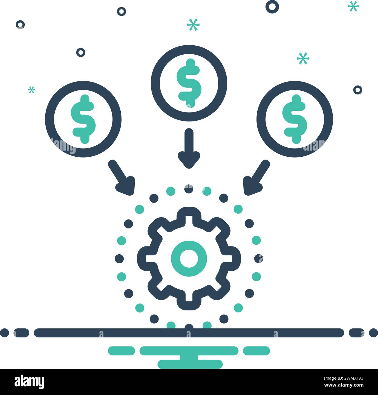 Cashflow vector vectors hi-res stock photography and images - Alamy
