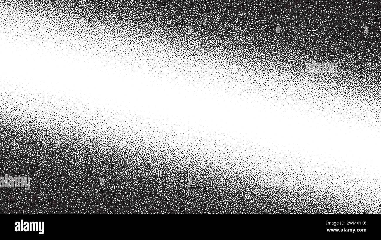 Dotwork pattern background. Black noise stipple dots. Dotted vector ...