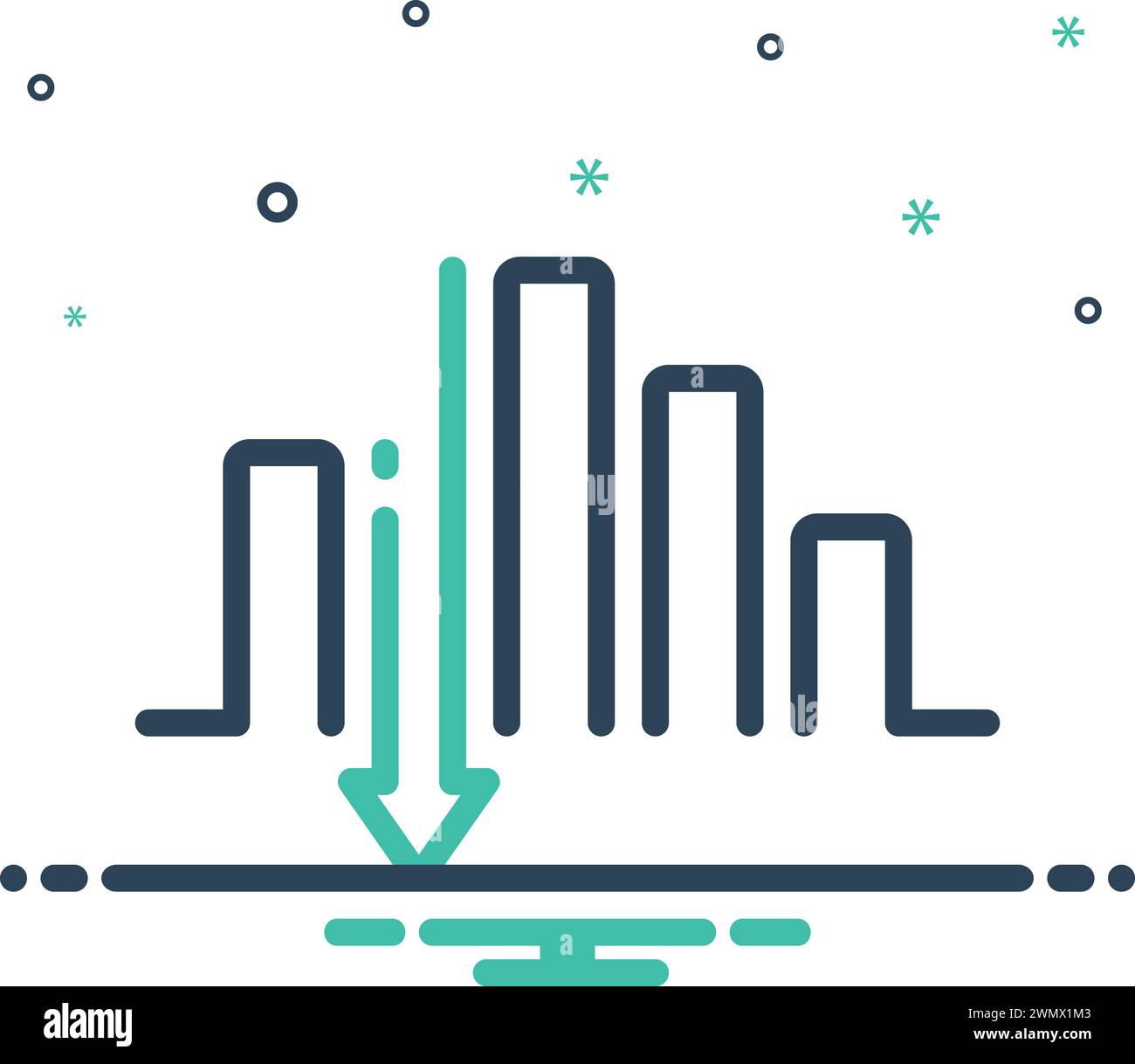 Icon for down,below Stock Vector Image & Art - Alamy