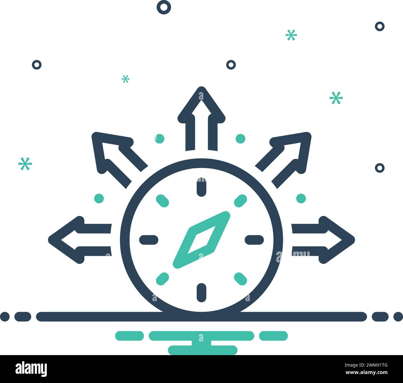 Icon for orientation,compass Stock Vector Image & Art - Alamy