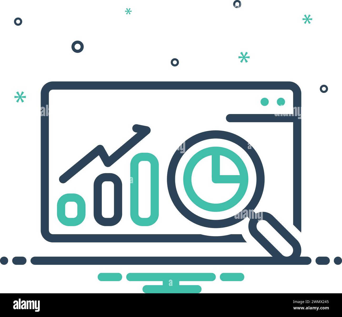Icon for analytics,report Stock Vector Image & Art - Alamy