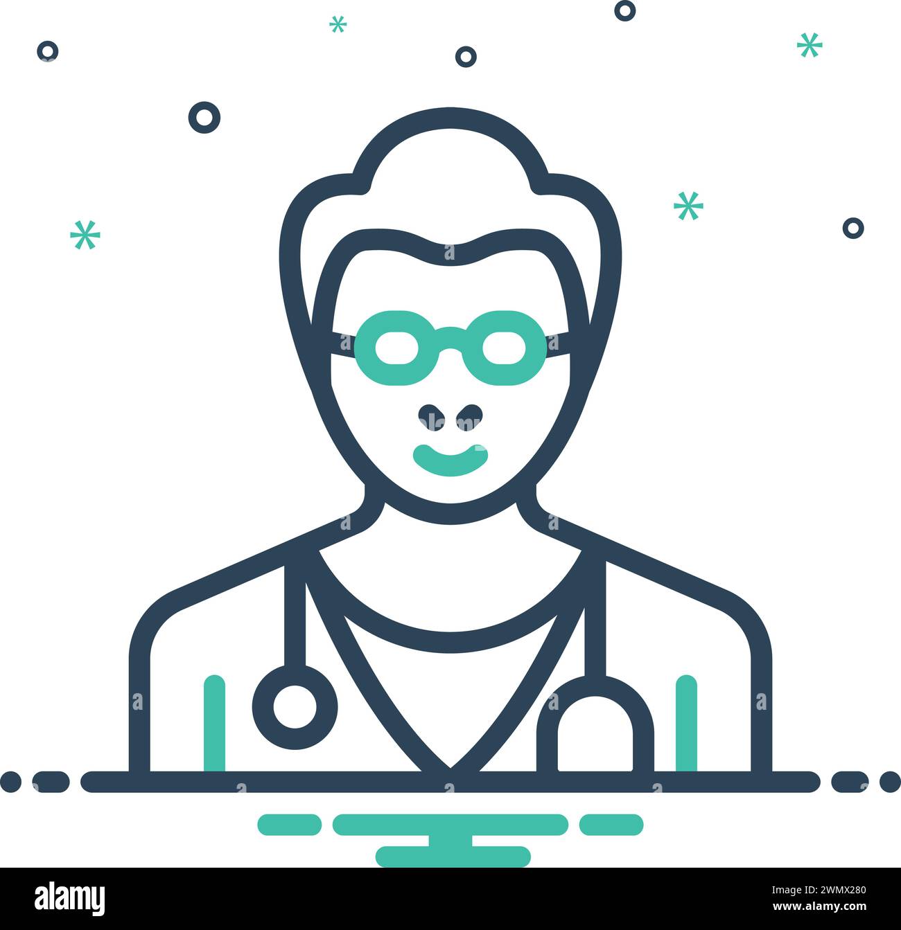 Icon for doctor,stethoscope Stock Vector Image & Art - Alamy