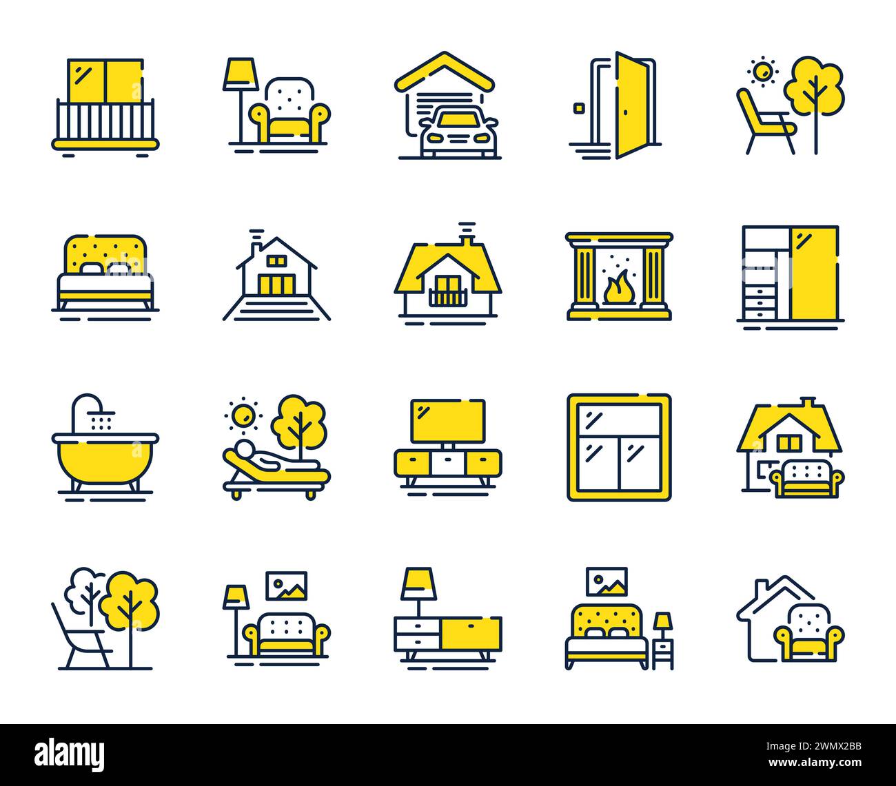 Fire garden home Cut Out Stock Images & Pictures - Alamy