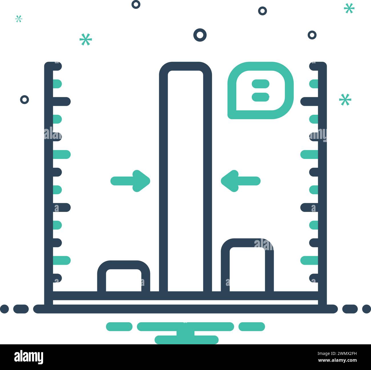 Icon medium intermediate Stock Vector Images - Alamy